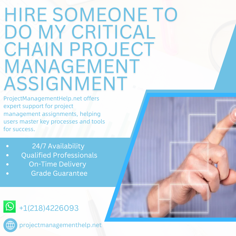 Hire Someone To Take My Critical Chain Project Management Assignment ...