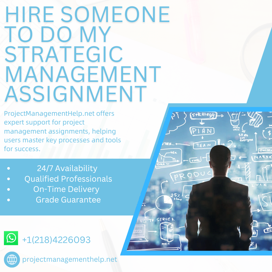 Hire Someone To Take My Strategic Management Assignment | Pay Someone ...